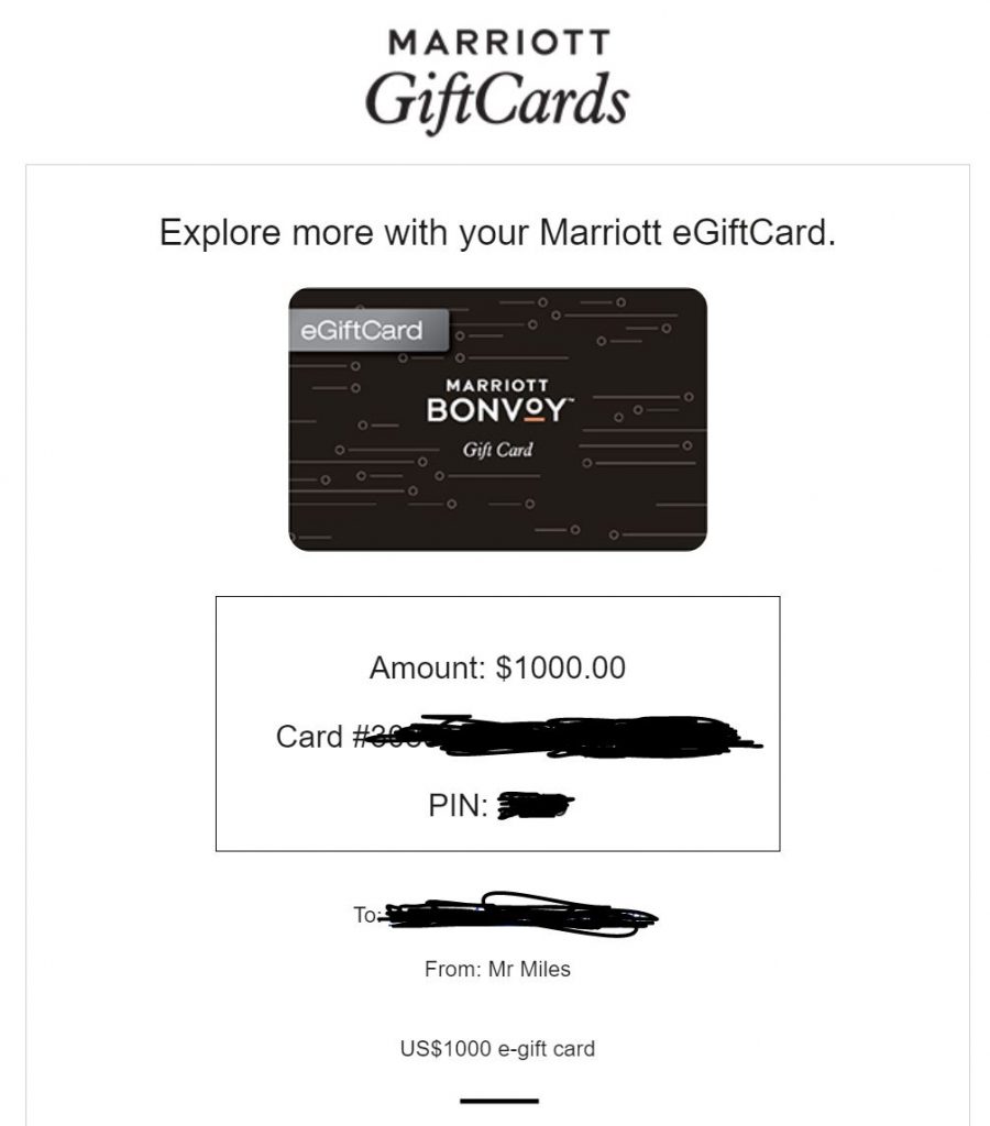 【萬豪禮物卡 Marriott Gift Card】限時八五折優惠！住酒店食自助餐真。85折優惠！ | 里先生 Mr. Miles