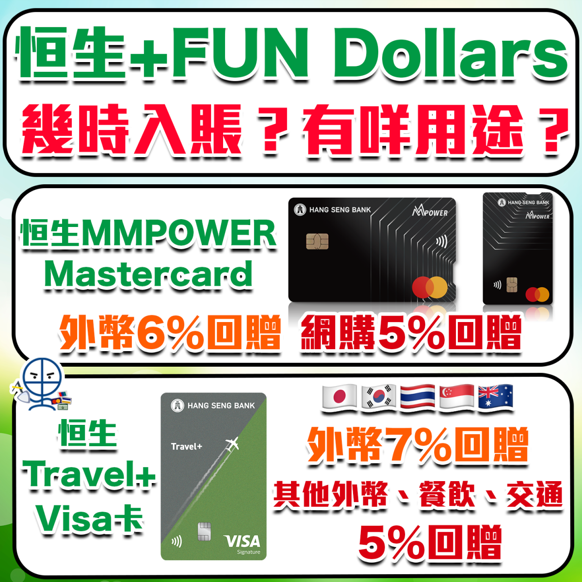 【恒生+FUN Dollars】點用？可以找卡數！計算/入賬時間/用法用途/優惠/特約商戶清單 (舊名Cash Dollars) | 里先生 ...